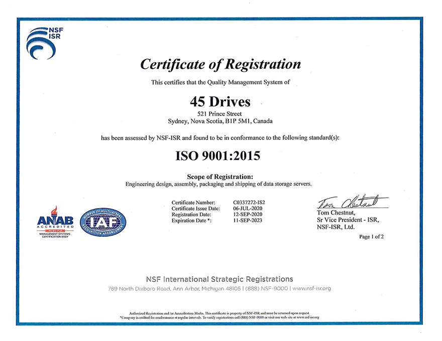 45Drives - Storage Solutions by Storage Experts